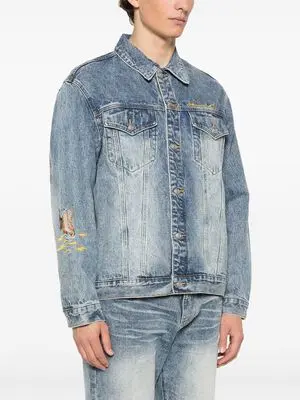 BILLIONAIRE BOYS CLUB Duck Embroidered Denim Jacket