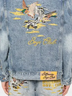 BILLIONAIRE BOYS CLUB Duck Embroidered Denim Jacket