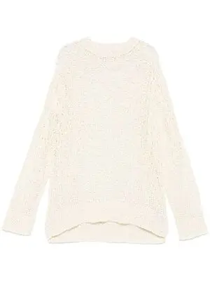 JIL SANDER Open-knit Sweater - Neutrals