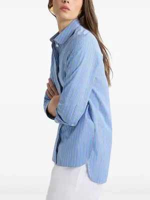 PATOU Striped Poplin Shirt - Blue