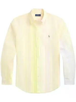 Polo Ralph Lauren Striped Oxford Shirt - Yellow