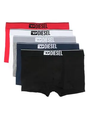 DIESEL Logo-waistband Boxers - Red