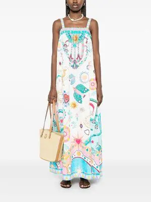 Camilla Wide-strap Maxi Dress
