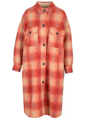Isabel Marant Isabel Marant Étoile Fontizi Checked Coat - Multi