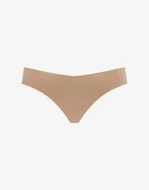 THIRDLOVE Zero Edge™ Invisible Thong Panty - Taupe