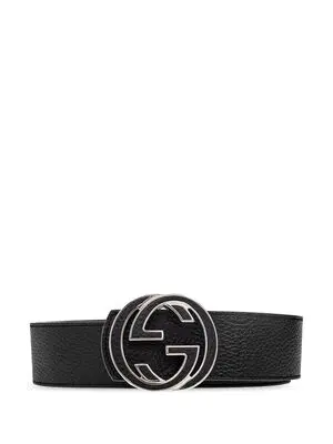 Gucci Reversible Interlocking G Belt - Black