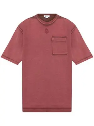 Alexander McQueen Logo-embroidered T-shirt