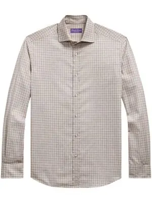Ralph Lauren Purple Label Plaid-check Shirt