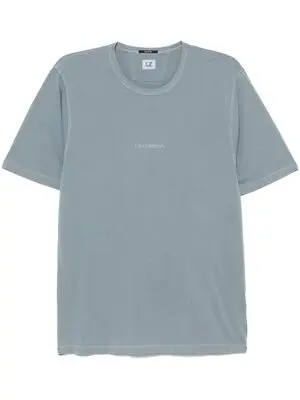 C.P. COMPANY Logo-print T-shirt - Blue