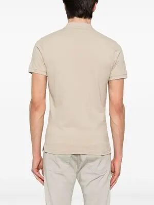 Gant Embroidered-logo Polo Shirt - Neutrals