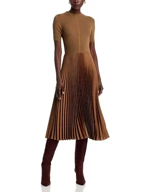 BOSS Fadrid Pleated Skirt Dress