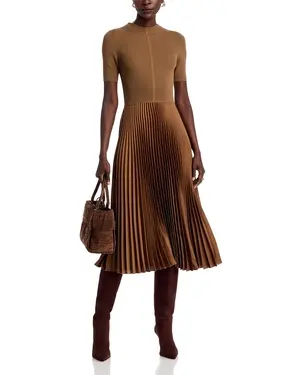 BOSS Fadrid Pleated Skirt Dress