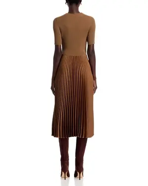 BOSS Fadrid Pleated Skirt Dress