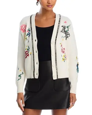 Cinq À Sept Nyla Embellished Cardigan