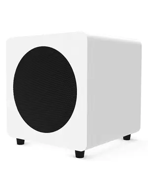 KANTO Sub8 8" Sealed Powered Subwoofer - Matte White