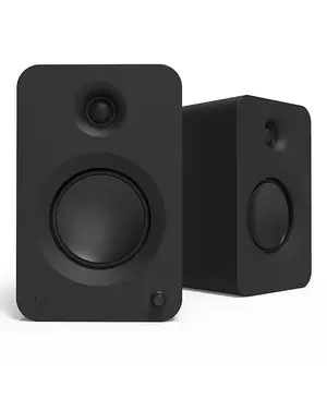 KANTO Ren Powered Bluetooth Bookshelf Speakers Pair - Matte Black