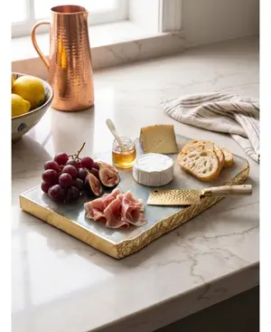 GAURI KOHLI Dazzle Aventurine Cheese Board - Green