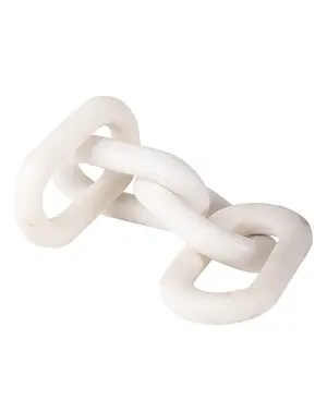 GAURI KOHLI Eternity Marble Decorative Chain - White