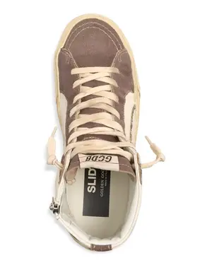 GOLDEN GOOSE Slide High-top Sneakers - Whitecinde
