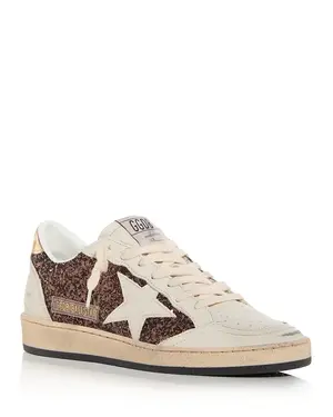 GOLDEN GOOSE Ball Star Low Top Sneakers - Whitebrown