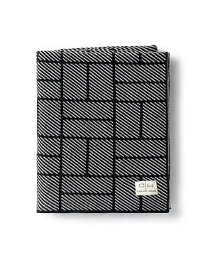DOMANI HOME Bricks Throw Blanket - Multi Colored