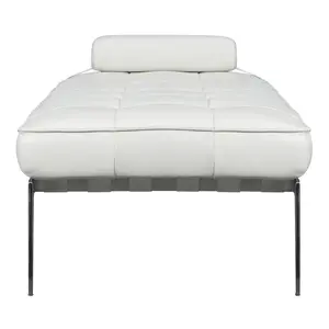 VIOLINO Gloria Leather Daybed - Torello White