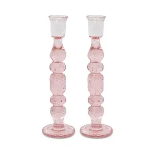 JULISKA Provence 9 Candlestick, Set Of 2 - Blush