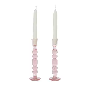 JULISKA Provence 9 Candlestick, Set Of 2 - Blush