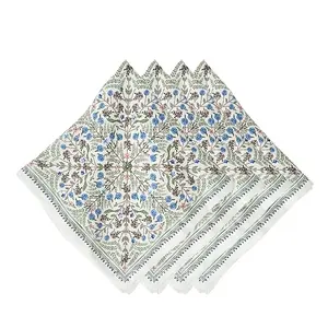 JULISKA Villa Seville Linen Napkins, Set Of 4 - Chambray