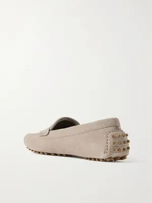 Brunello Cucinelli Bead-embellished Loafers