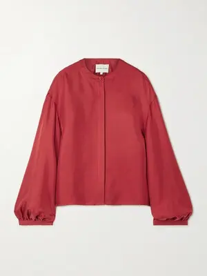 Loulou De Saison Lea Silk Blouse