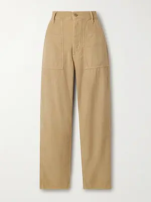 Polo Ralph Lauren The Ricky Cropped Straight-leg Trousers - Neutrals
