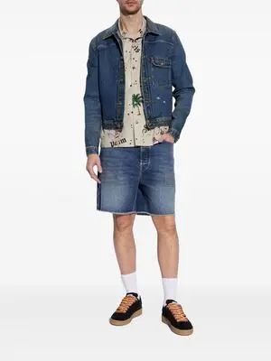 Palm Angels Denim Trucker Jacket - Blue