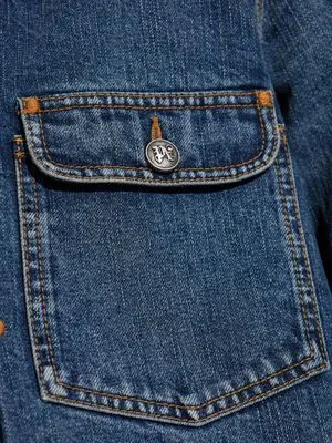 Palm Angels Denim Trucker Jacket - Blue