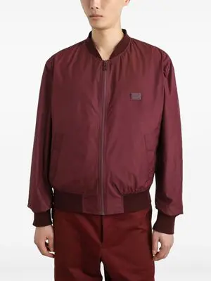 Dolce & Gabbana Zip-up Bomber Jacket - Red