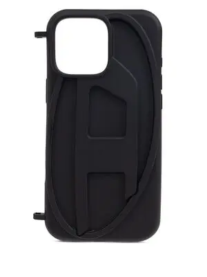 Diesel Oval D Chain Iphone 16 Pro Max Phone Case - Black