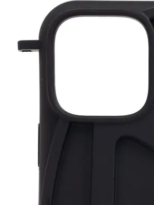 Diesel Oval D Chain Iphone 16 Pro Max Phone Case - Black