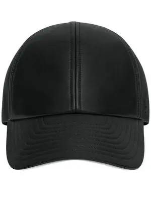 COURREGES Leather Cap - Black