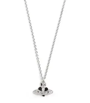 VIVIENNE WESTWOOD Diamante Heart Necklace