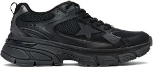GOLDEN GOOSE Golden Goose Black Lightstar Sneakers - Black