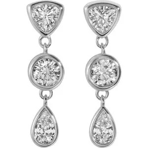 Lili Claspe Eraz Drop Earrings - Silver