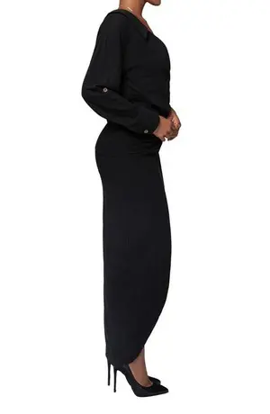 JLUXLABEL Evita Single-sleeve Maxi Dress