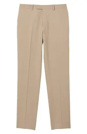 Sandro Classic Fit Wool Suit Trousers - Beige
