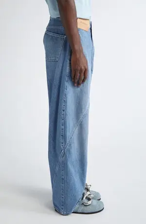JW Anderson Twisted Workwear Jeans - Light Blue