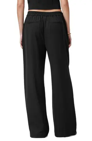 ALLSAINTS Aleida Wide Leg Trousers - Black