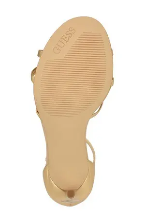 Guess Ankle Strap Sandal - Gold