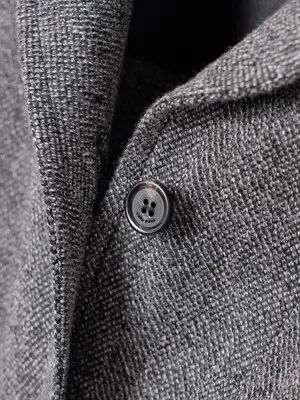 Loro Piana Darby Linen, Wool And Cashmere-blend Shirt - Gray