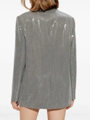GOLDEN GOOSE Sequinned Blazer - Silver