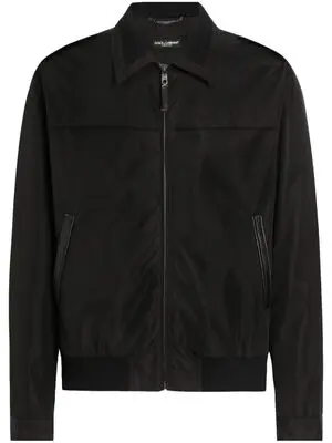 Dolce & Gabbana Logo-plaque Bomber Jacket