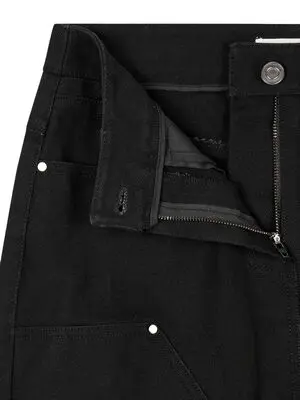 STUDIO TOMBOY Cotton Seam-detail Maxi Skirt - Black